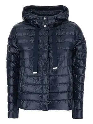 Herno Hooded Tech Fabric Puffer Jacket - Multicolor