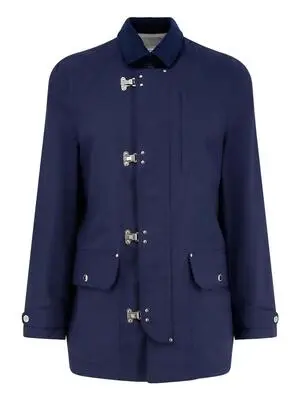 Brunello Cucinelli Water-resistant Jacket With Metal Hooks - Multicolor