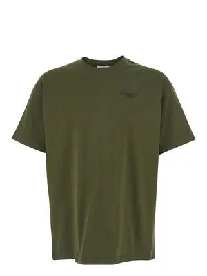 GIVENCHY Givenchy Men Green T-Shirt With Logo On Front And Back For Men
