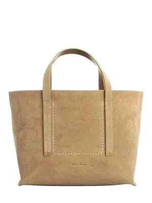 Rick Owens Suede Mini Shopper - Cream