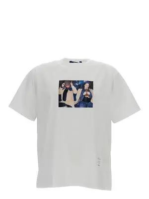 Junya Watanabe Short-sleeve T-shirt With A Print - Multicolor