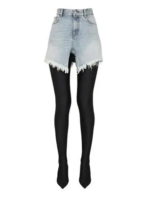 Balenciaga Denim Mini Skirt - Blue