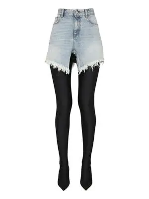 Balenciaga Denim Mini Skirt - Blue
