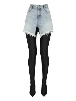Balenciaga Denim Mini Skirt - Blue