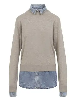 Acne Studios Multi-layered Wool Sweater - Multicolor