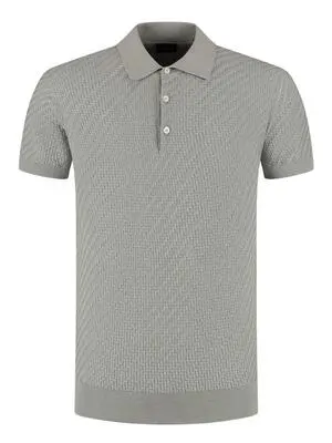Brioni Cotton And Cashmere Polo Shirt - Multicolor