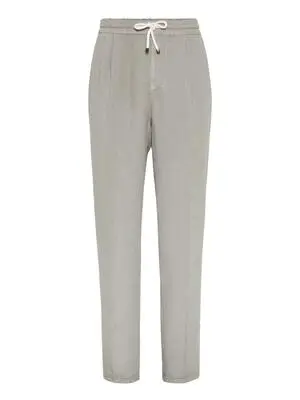 Brunello Cucinelli Linen Trousers - Multicolor