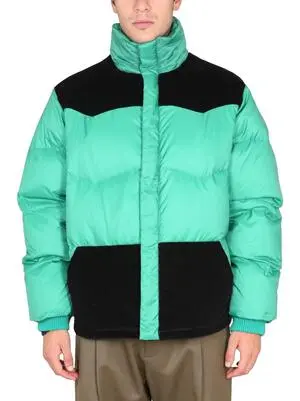 Marni Color-block Down Jacket - Green