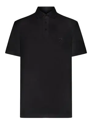 Giorgio Armani Interlock Cotton Polo Shirt - Multicolor