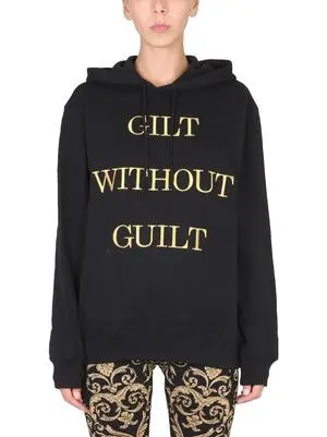 Moschino Gilt Without Guilt Sweatshirt - Black