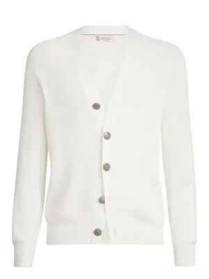 Brunello Cucinelli Cotton Cardigan - Multicolor