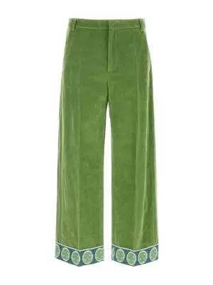 Valentino Garavani Velvet Pant - Green
