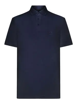 Giorgio Armani Interlock Cotton Polo Shirt - Multicolor