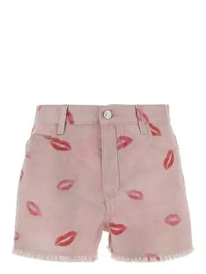 Isabel Marant Étoile Printed Denim Lesia Shorts - Multicolor
