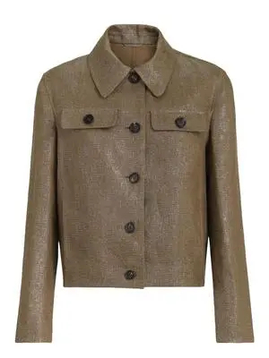 Brunello Cucinelli Cropped Jacket - Multicolor