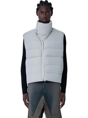 Rick Owens Flight Quilted Vest - White