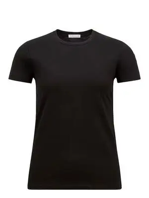 Moncler Cotton Jersey T-shirt - Black
