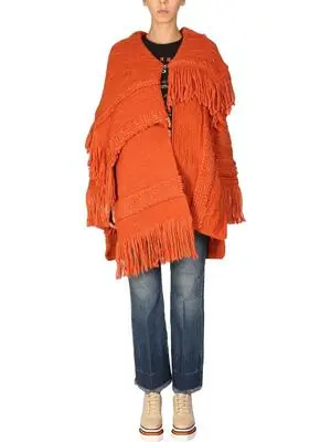 Stella McCartney Knitted Textured Coat - Multicolor
