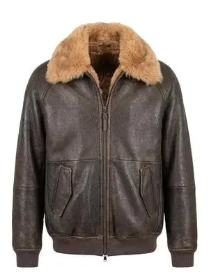 Brunello Cucinelli Jackets Leather Jackets - Brown