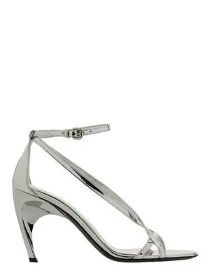 Alexander McQueen Sandal Armadillo - Silver