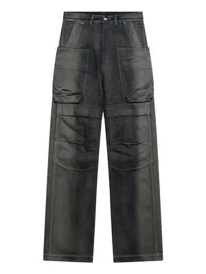 Rick Owens RICK OWENS Stefan Cargo Straight-Leg Denim Jeans Multicolor