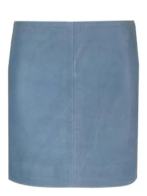 STAND STUDIO Leather Mini Skirt - Blue