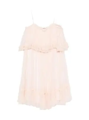 Chloé Silk Mini Dress - Multicolor