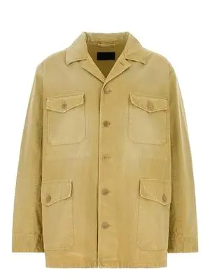 Prada Beige Cotton Jacket - Brown