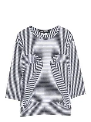 Junya Watanabe Junya Watanabe Women Striped Cotton T-Shirt Multicolor