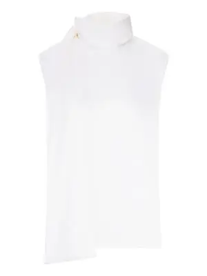 Bottega Veneta Satin Silk Top - Multicolor