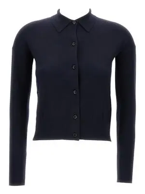 Max Mara MAX MARA Wool Blend Collared Cardigan Multicolor