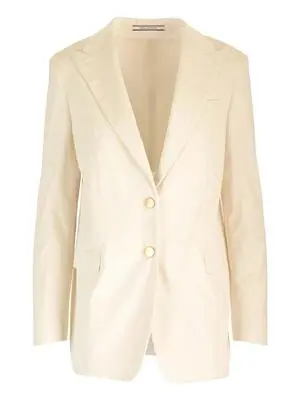 Tagliatore Bertha Long Blazer - White