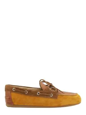 Miu Miu Suede Loafers - Brown