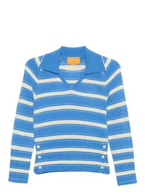 Guest In Residence GUEST IN RESIDENCE Cashmere Polo Shirt Multicolor