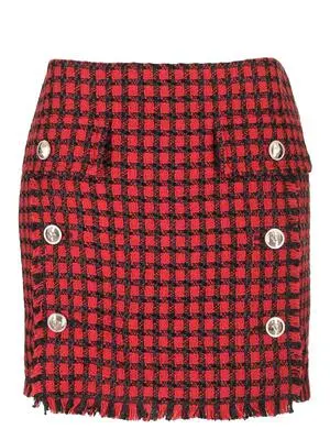 VERSACE VERSACE Tweed Mini Skirt