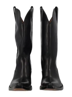 MAISON MARGIELA Stivale Western Heel-less - Black