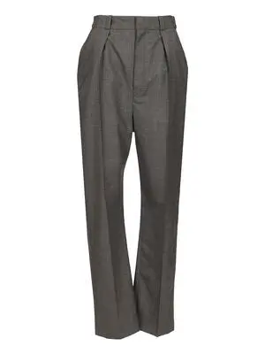 LEMAIRE Tropical Wool Trousers - Gray
