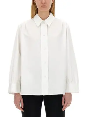 JIL SANDER Cotton Button-up Shirt - White