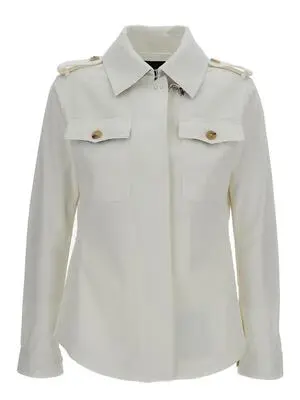 FAY Cotton Drill Utility Shirt Jacket - Multicolor