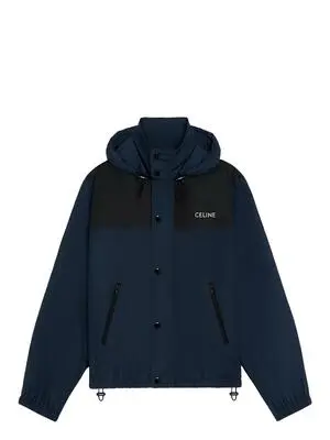 Celine CELINE Bicolor Nylon Jacket Blue