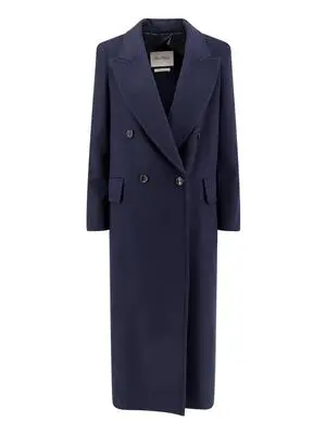 Max Mara Albania 1234 Sfilata Virgin Wool And Cashmere Coat - Multicolor