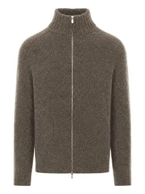 Brunello Cucinelli Zip Cardigan - Brown