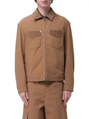 Gucci Cotton Zip Up Jacket - Brown