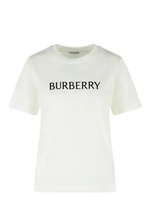Burberry Frankie Cotton T-Shirt White
