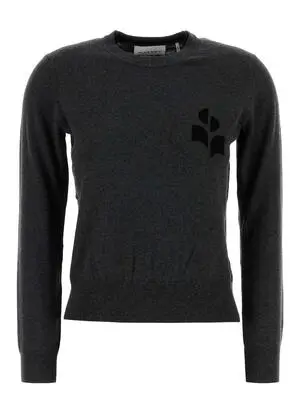 Isabel Marant Étoile Charcoal Cotton Blend Lanta Sweater - Gray