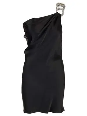 Stella McCartney Falabella One-shoulder Mini Dress - Black