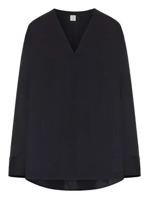 TOTEME TOTEME V-Necked Blouse Multicolor