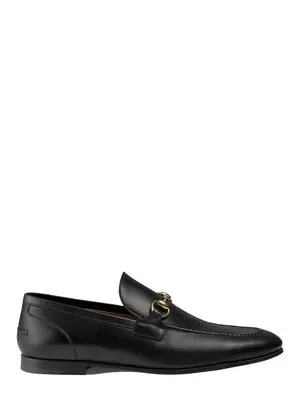 Gucci Gucci Men Jordaan Leather Loafers Multicolor