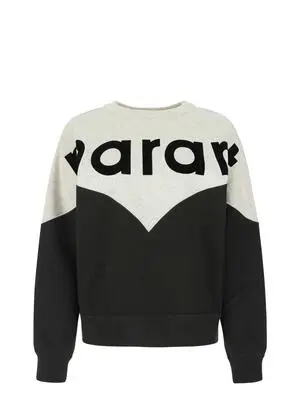 Isabel Marant Étoile Two-tone Cotton Blend Houston Sweatshirt - Multicolor