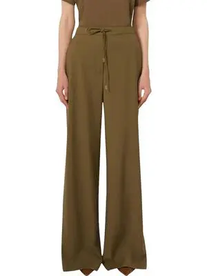 Max Mara 100% Wool Trousers - Brown
